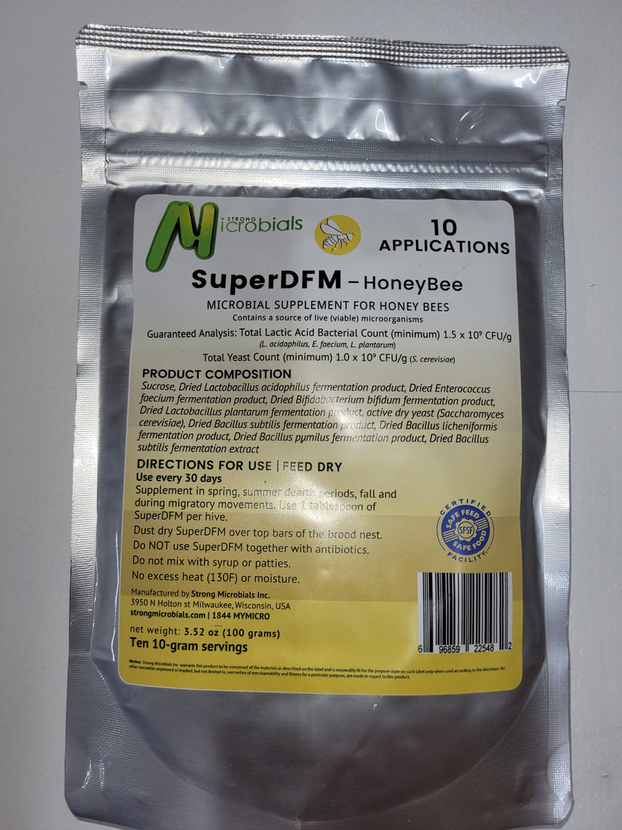 Super DFM (Direct-Fed Microbials)--pack of 10 applications – Heritage Honeybee